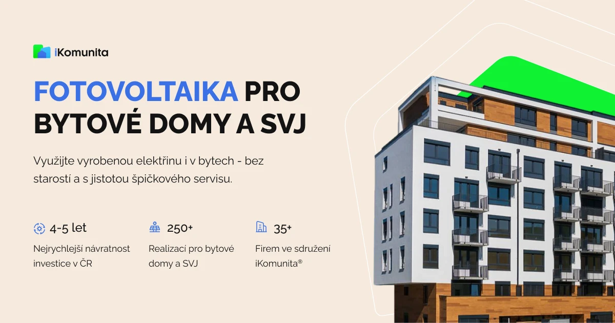 Fotovoltaika pro panelové domy | iKomunita